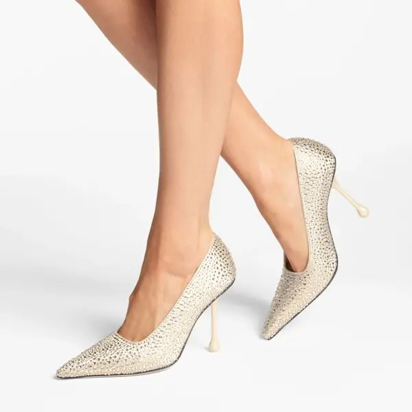 JIMMY CHOO Ixia 95 Pumps - Buttermilk