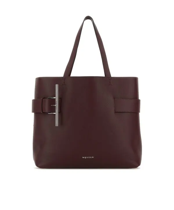 Alexander McQueen T-bar Sling Top Handle Bag - Red