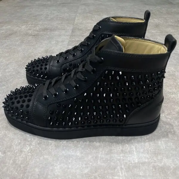 CHRISTIAN LOUBOUTIN Louis All-over Studded Sneakers