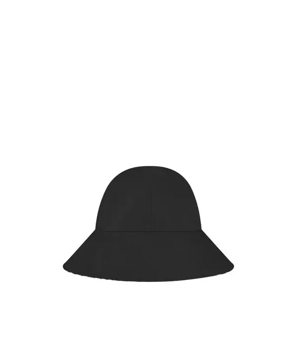 Dior D-tulipe Wide Brim Reversible Cloche Hat - Black