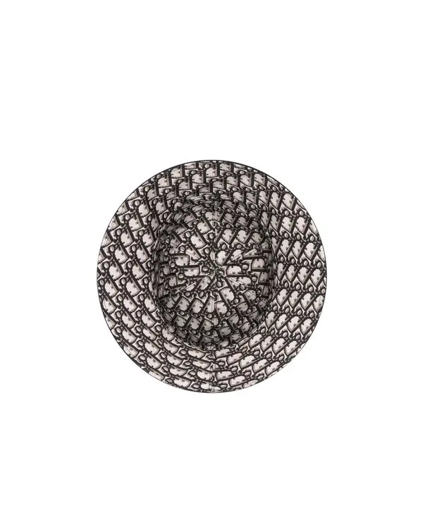 Dior D-tulipe Wide Brim Reversible Cloche Hat