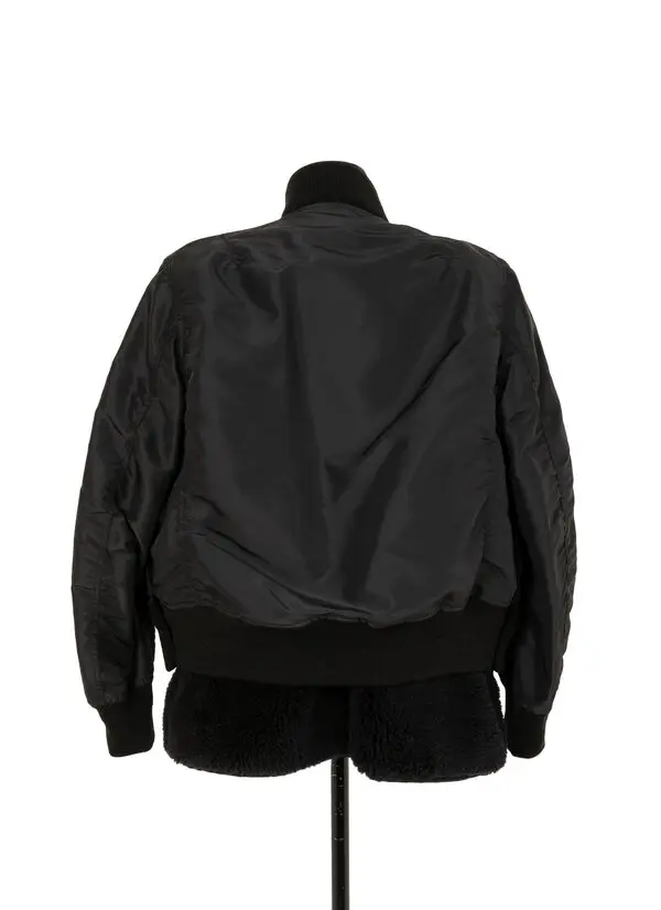 Sacai Buttoned Long-sleeved Bomber Jacket
