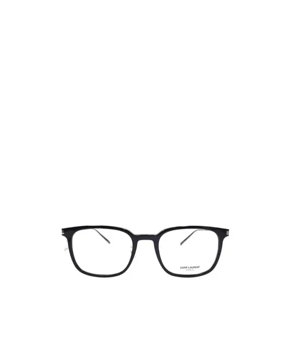 Saint Laurent Eyeglasses With Logo Detail - Black