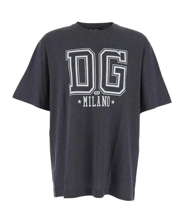 Dolce & Gabbana Dolce Gabbana Dg Logo Printed Crewneck T-shirt