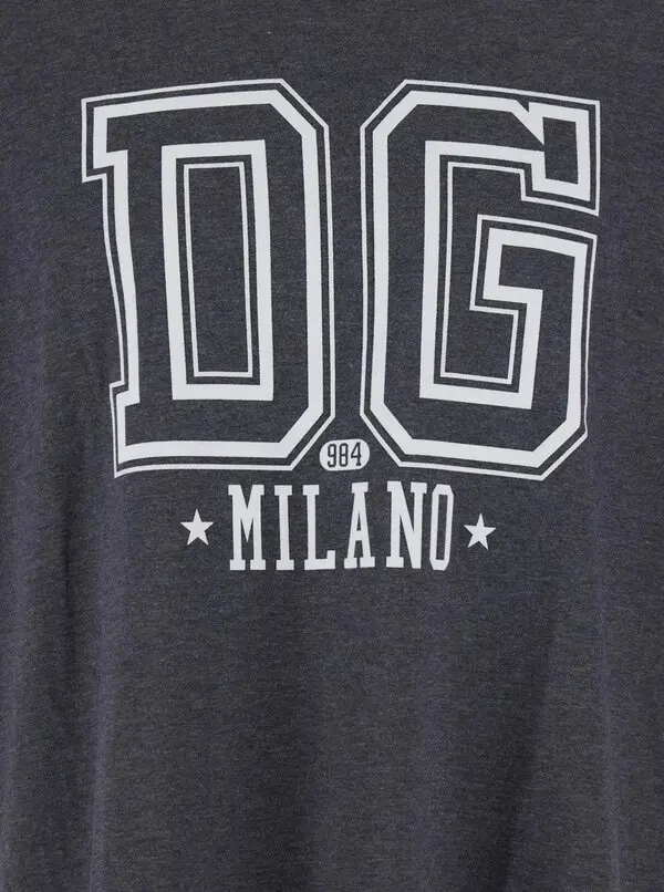 Dolce & Gabbana Dolce Gabbana Dg Logo Printed Crewneck T-shirt