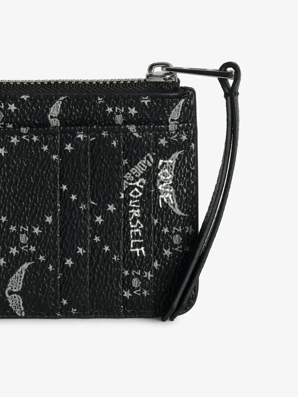 Zadig&Voltaire Monogram Card Holder - Black