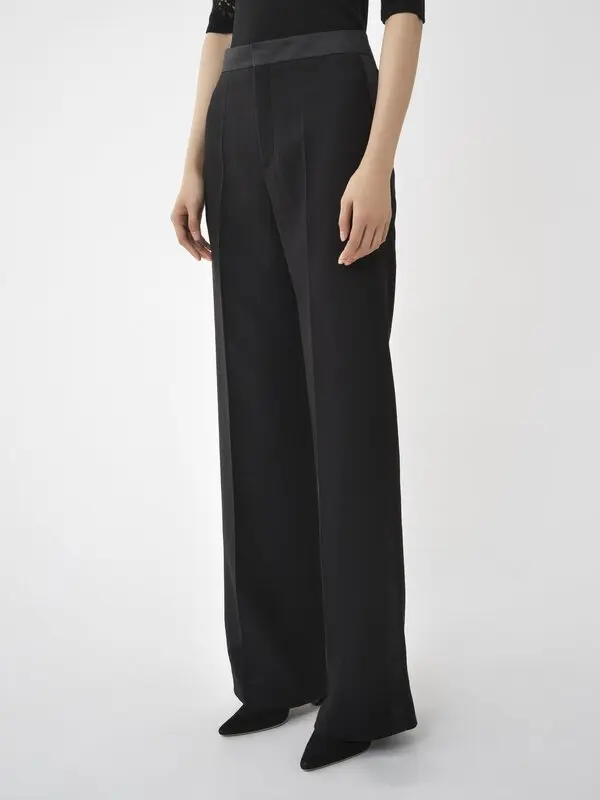 Chloé Straight-leg Tailored Trousers - Black