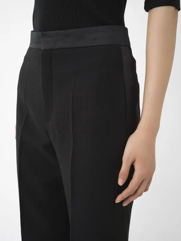 Chloé Straight-leg Tailored Trousers - Black