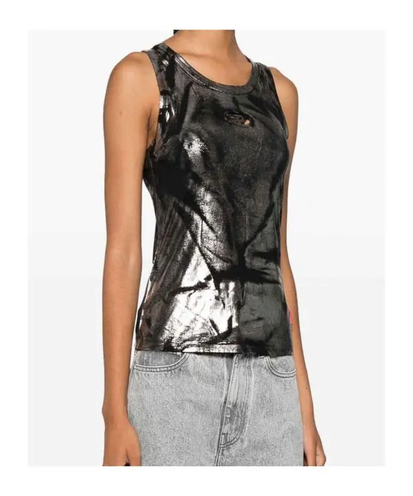 DIESEL® Sleeveless Round Neck Top