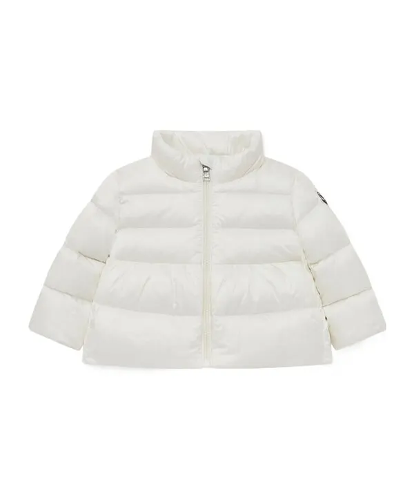 Moncler Joelette Packable Down Jacket With Stand Collar