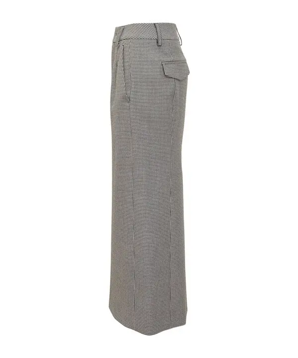 THE SEAFARER Houndstooth Pencil Skirt