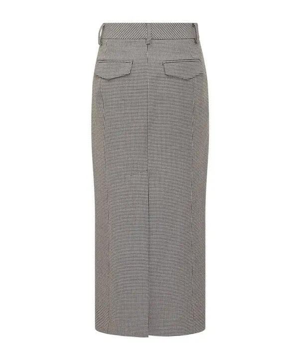 THE SEAFARER Houndstooth Pencil Skirt