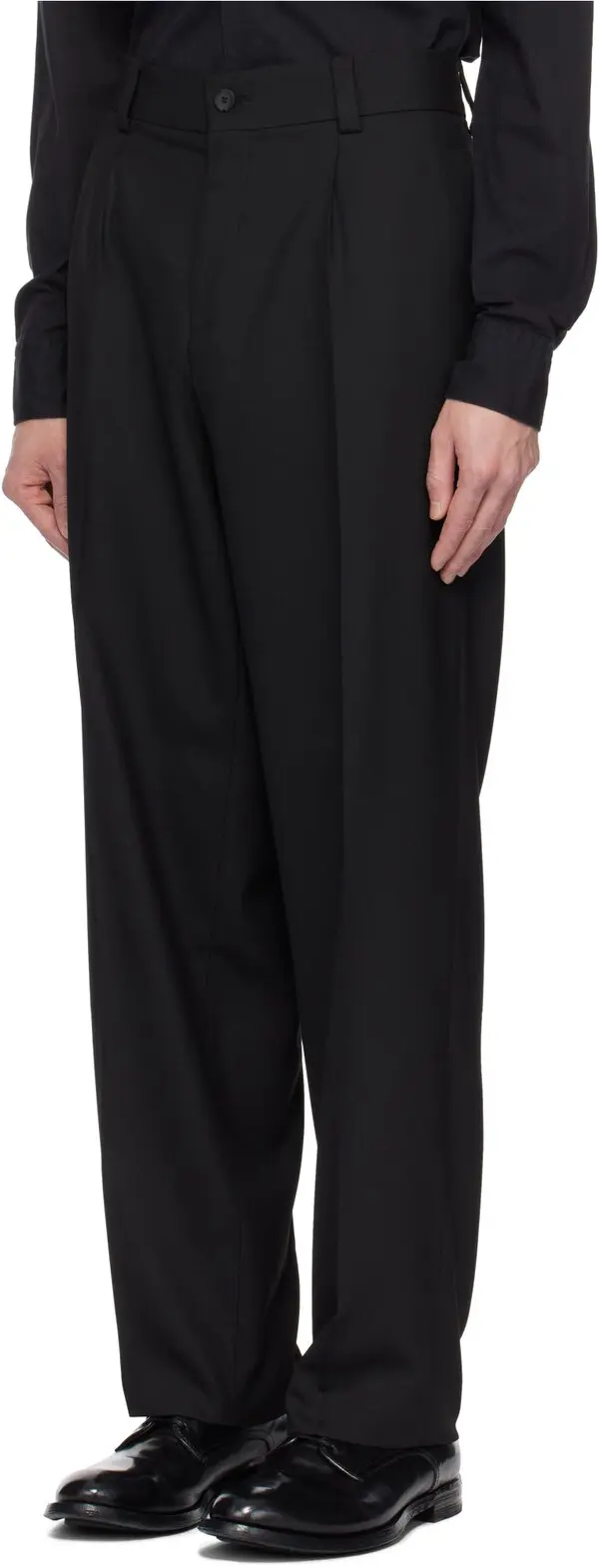 Hugo Boss Lapel Long Sleeve Suit - Black