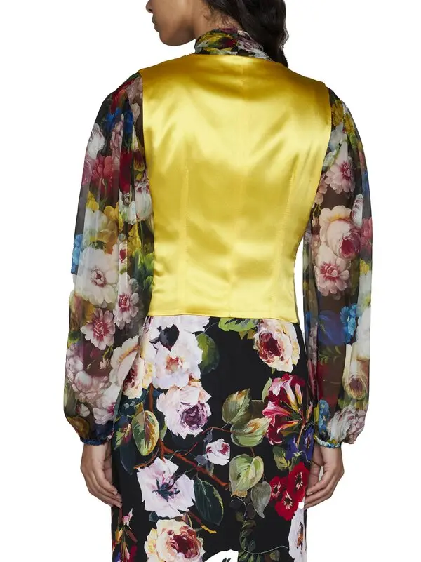 Dolce & Gabbana Jacquard Cotton-blend Waistcoat
