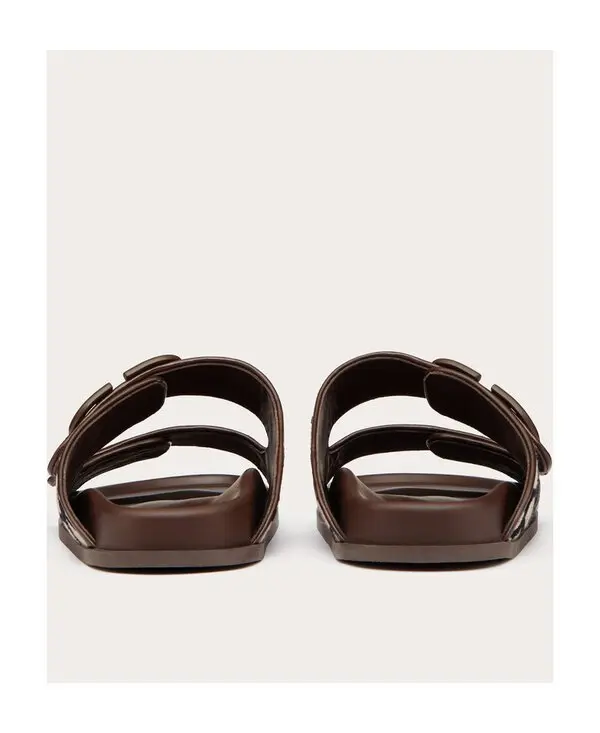 Valentino Garavani Vlogo Toile Iconographe Open Toe Sandals