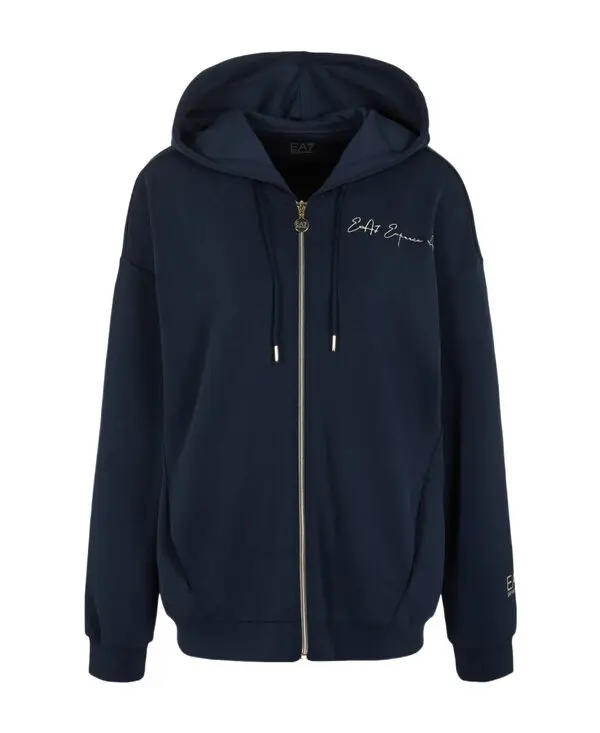 EA7 Long-sleeved Zip-up Hoodie