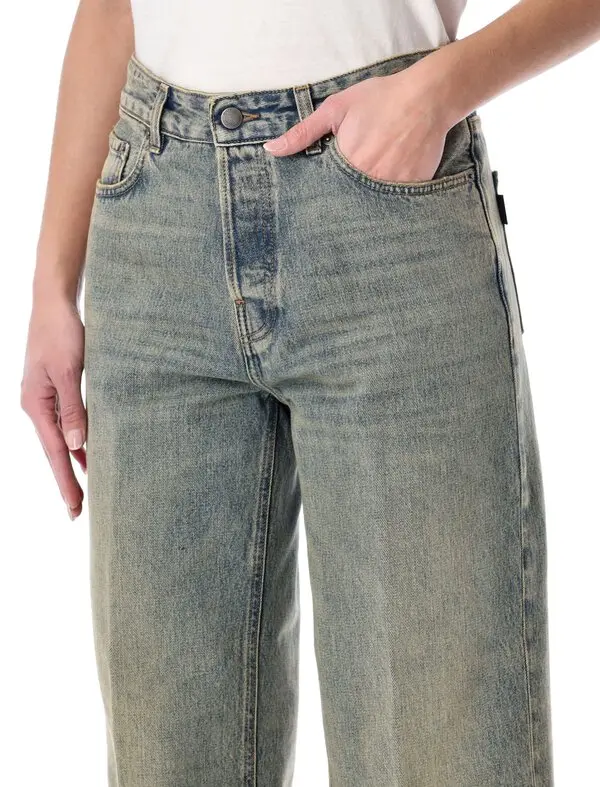 HAIKURE Betty High-rise Straight Jeans - Gray