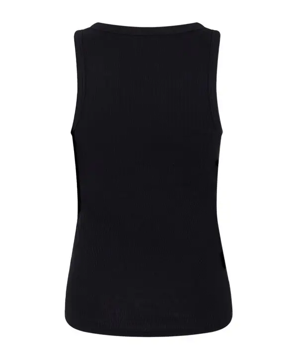 Rabanne Signature Piercing Tank Top - Black