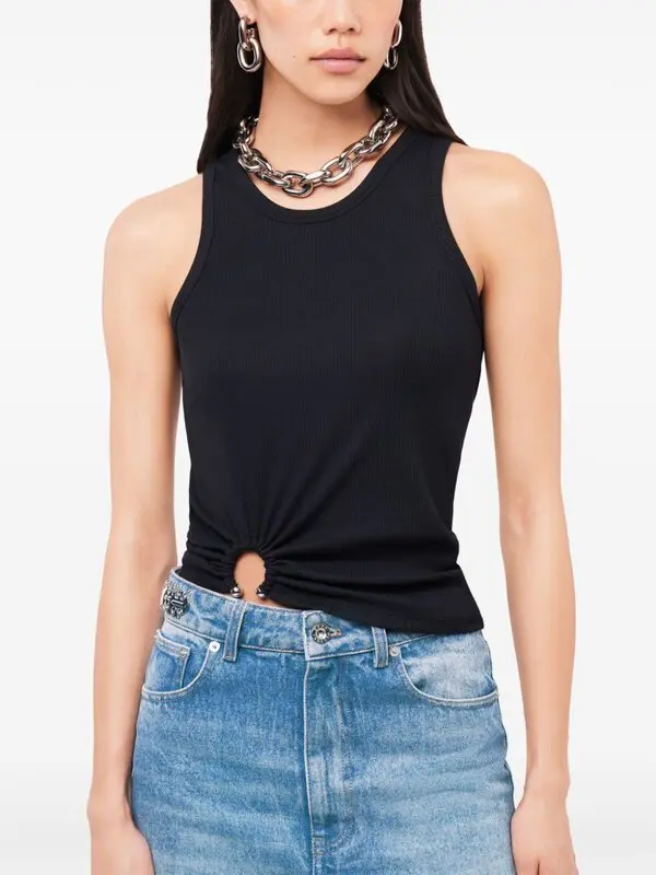 Rabanne Signature Piercing Tank Top - Black