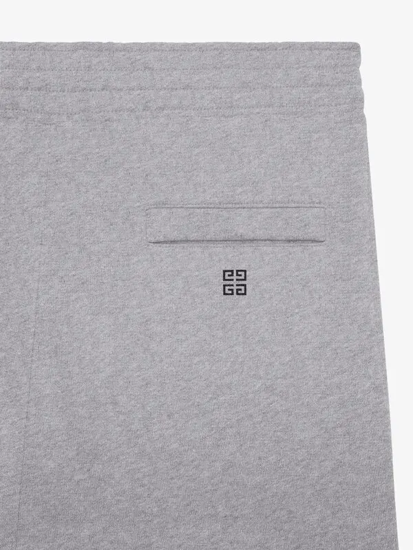 Givenchy Logo Printed Elastic Waist Jogging Pants - Gray