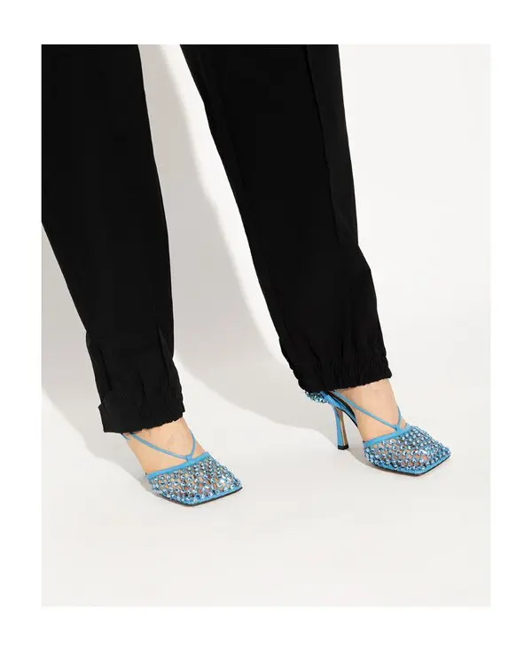 Bottega Veneta Sparkle Stretch Sandals