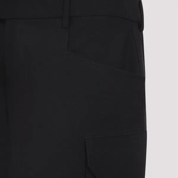 Rick Owens Cargo Pocket Wool Skirt