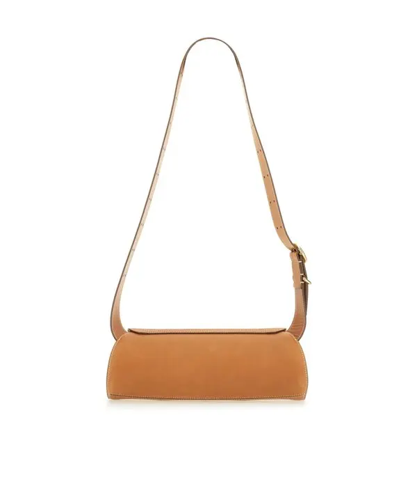JIL SANDER Logo Debossed Shoulder Bag