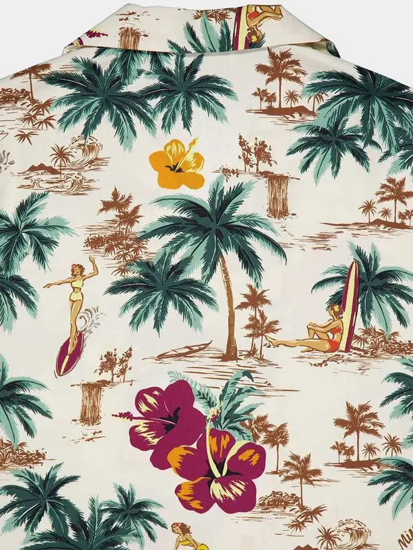 Miu Miu Graphic Printed Short Sleeve Shirt - No