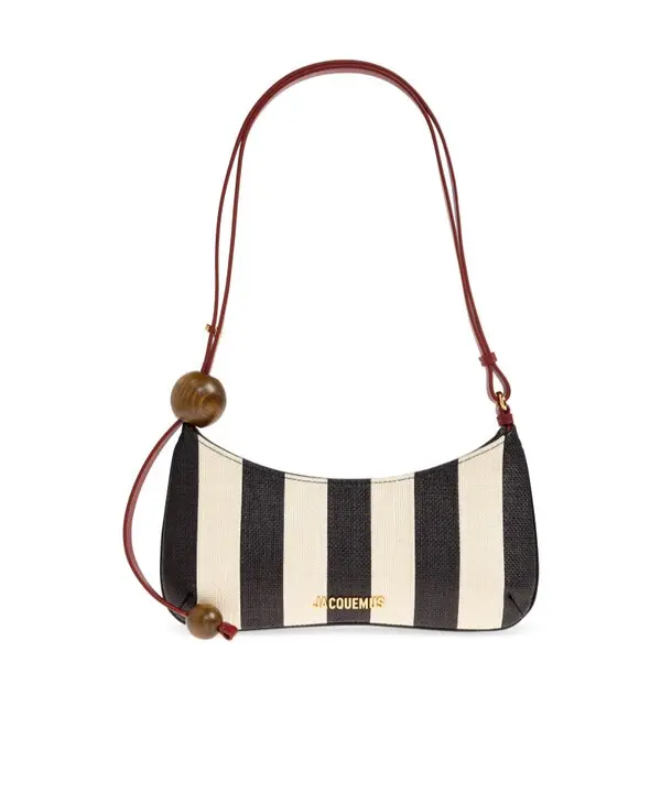 Jacquemus Le Bisou Perle Shoulder Bag - Black