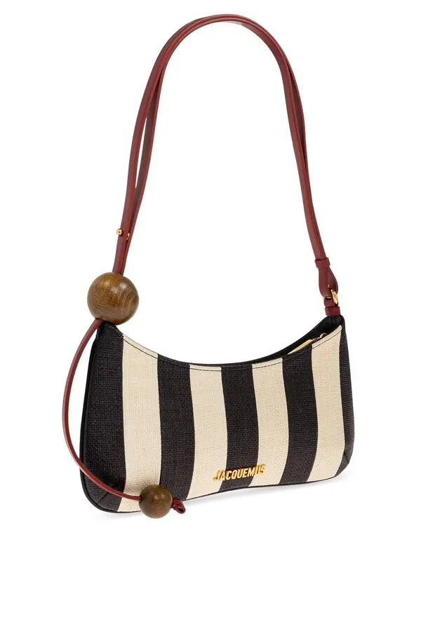 Jacquemus Le Bisou Perle Shoulder Bag - Black