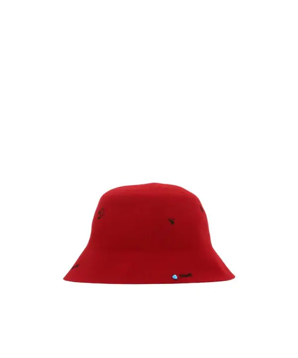 SUPERDUPER Freya Bucket Hat - Red
