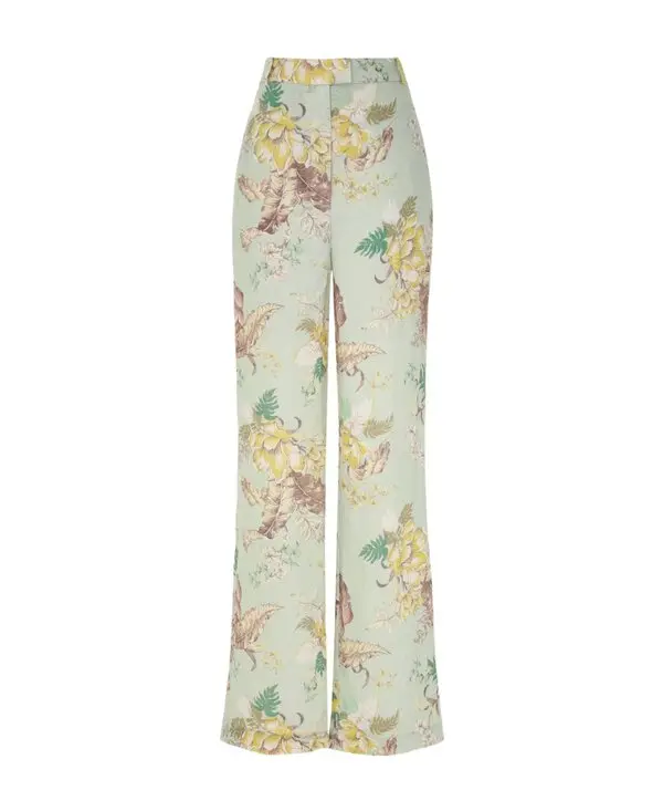 Zimmermann Floral Wide-leg Trousers