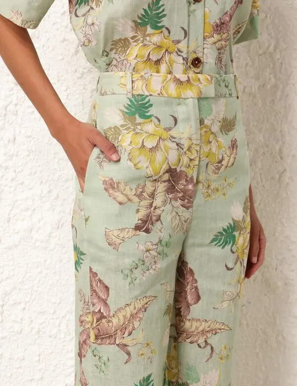 Zimmermann Floral Wide-leg Trousers