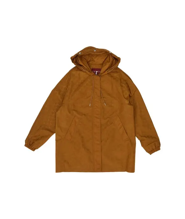 Gucci Monogrammed Hooded Jacket