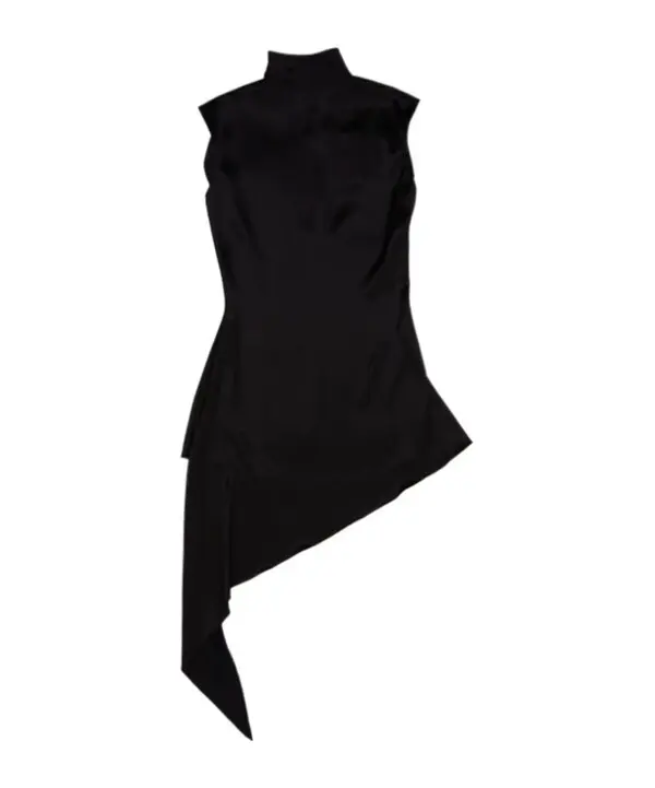 Alaïa Asymmetrical Sleeveless Dress