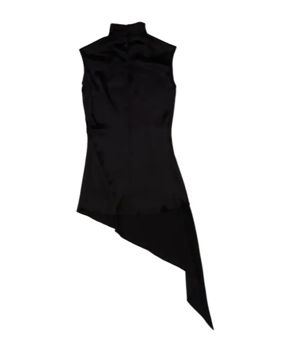 Alaïa Asymmetrical Sleeveless Dress