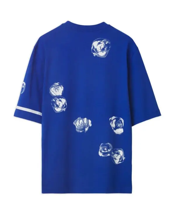 Burberry Rose-print Cotton T-shirt