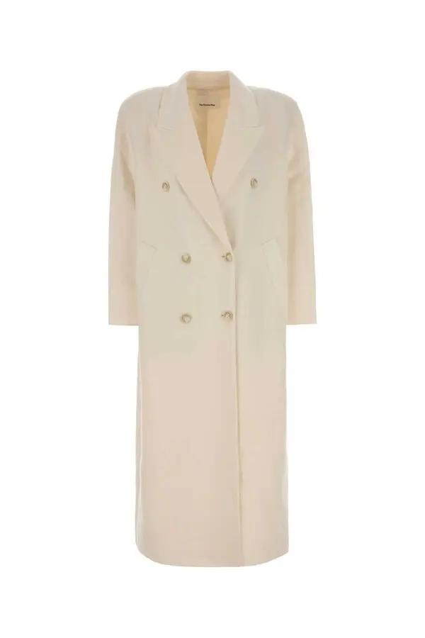 THE FRANKIE SHOP Double-breasted Coat - Nude