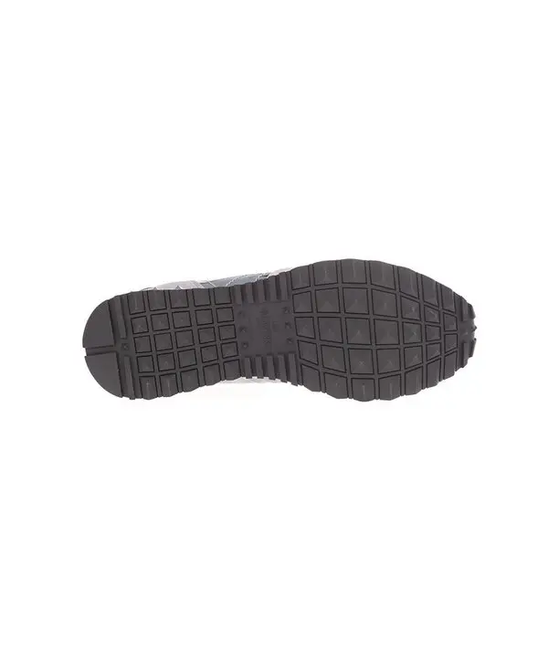 Valentino Garavani Rockstud Camouflage Rockrunner Sneakers - Gray