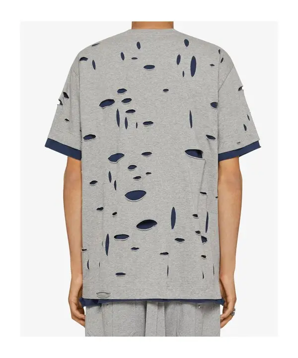 Givenchy Distressed Crewneck T-shirt