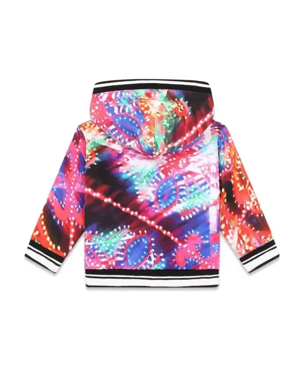 Dolce & Gabbana Printed Zip-up Hoodie