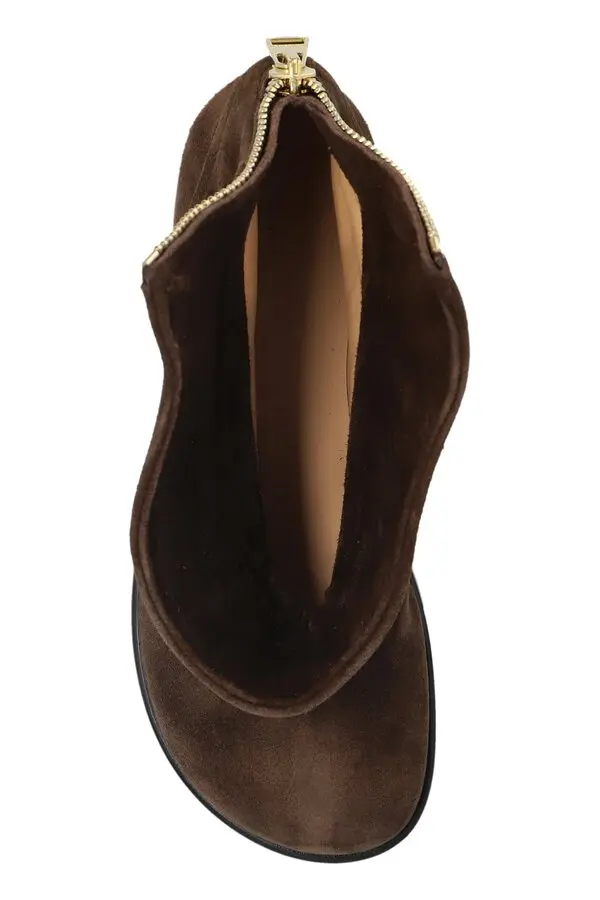 J.W.ANDERSON Round Toe Zip Up Ankle Boots