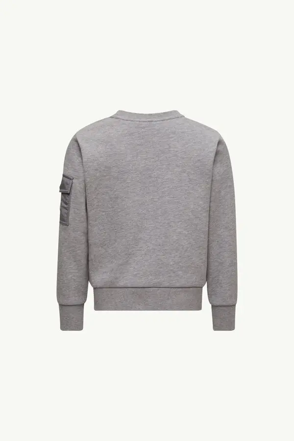Moncler Cotton Sweatshirt With Pocket Detail