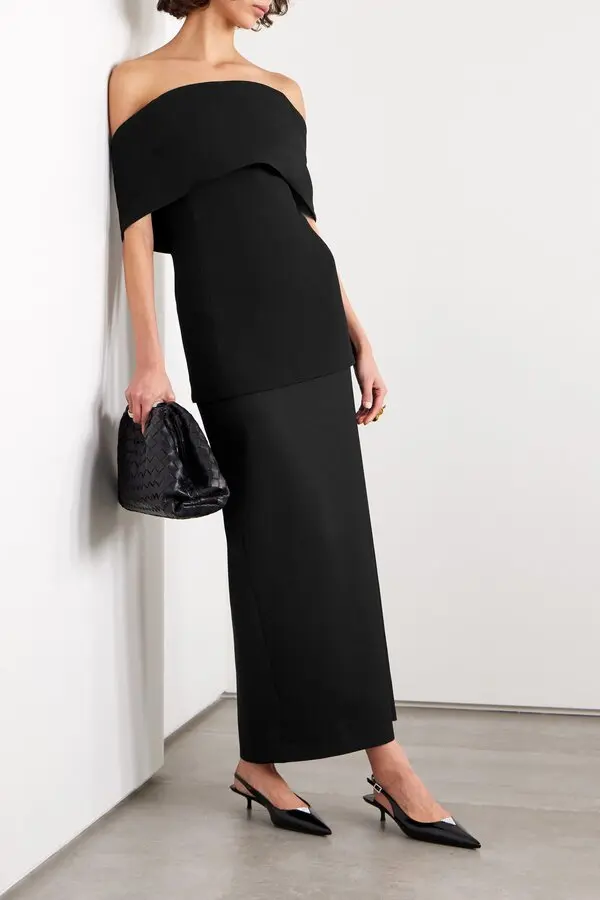 TOTEME Off-the-shoulder Sculpted Top