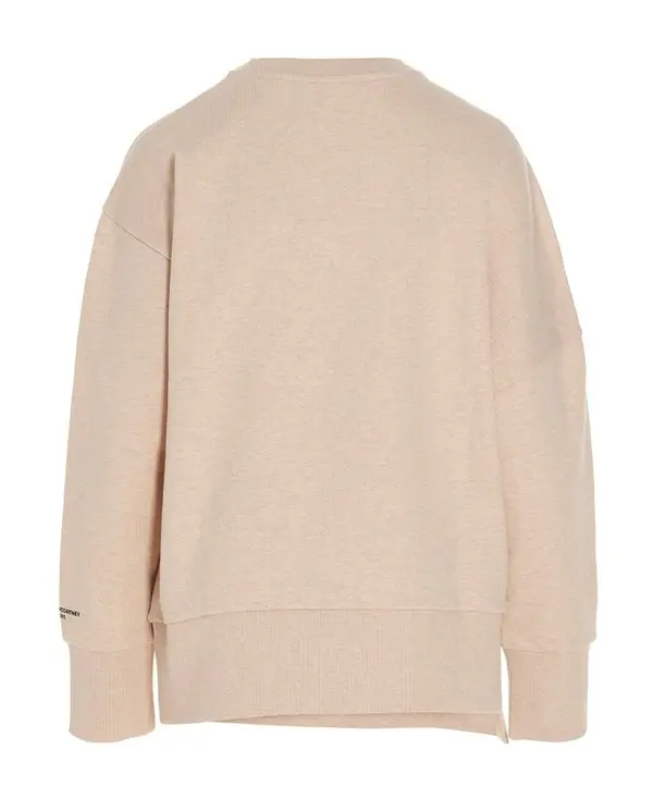 Stella McCartney Falabella Chain Detail Crewneck Sweater - Nude