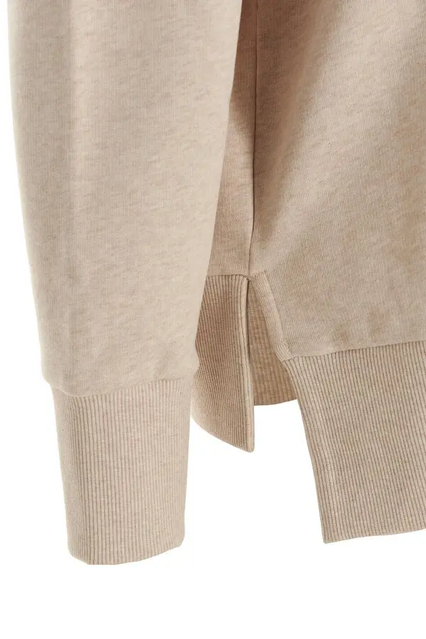 Stella McCartney Falabella Chain Detail Crewneck Sweater - Nude