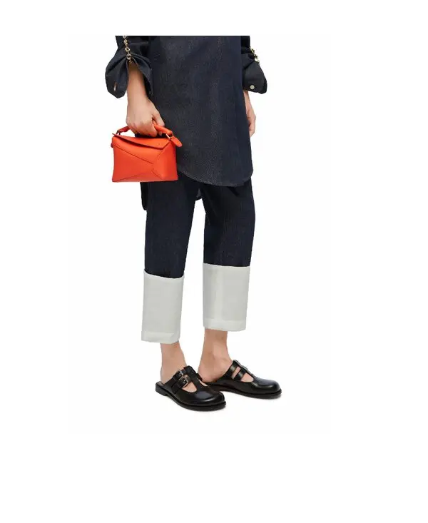Loewe Mini Puzzle Top Handle Bag - Orange