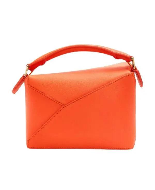 Loewe Mini Puzzle Top Handle Bag - Orange