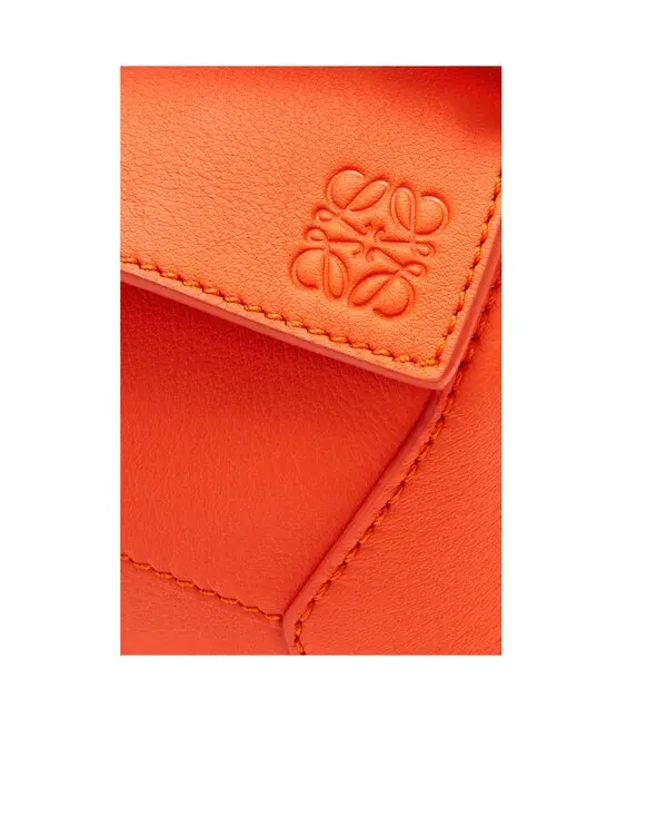 Loewe Mini Puzzle Top Handle Bag - Orange