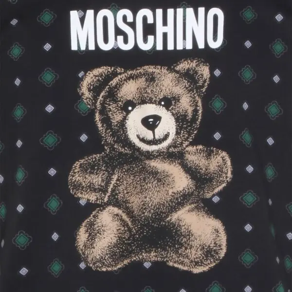 Moschino Teddy Printed T-shirt - Black